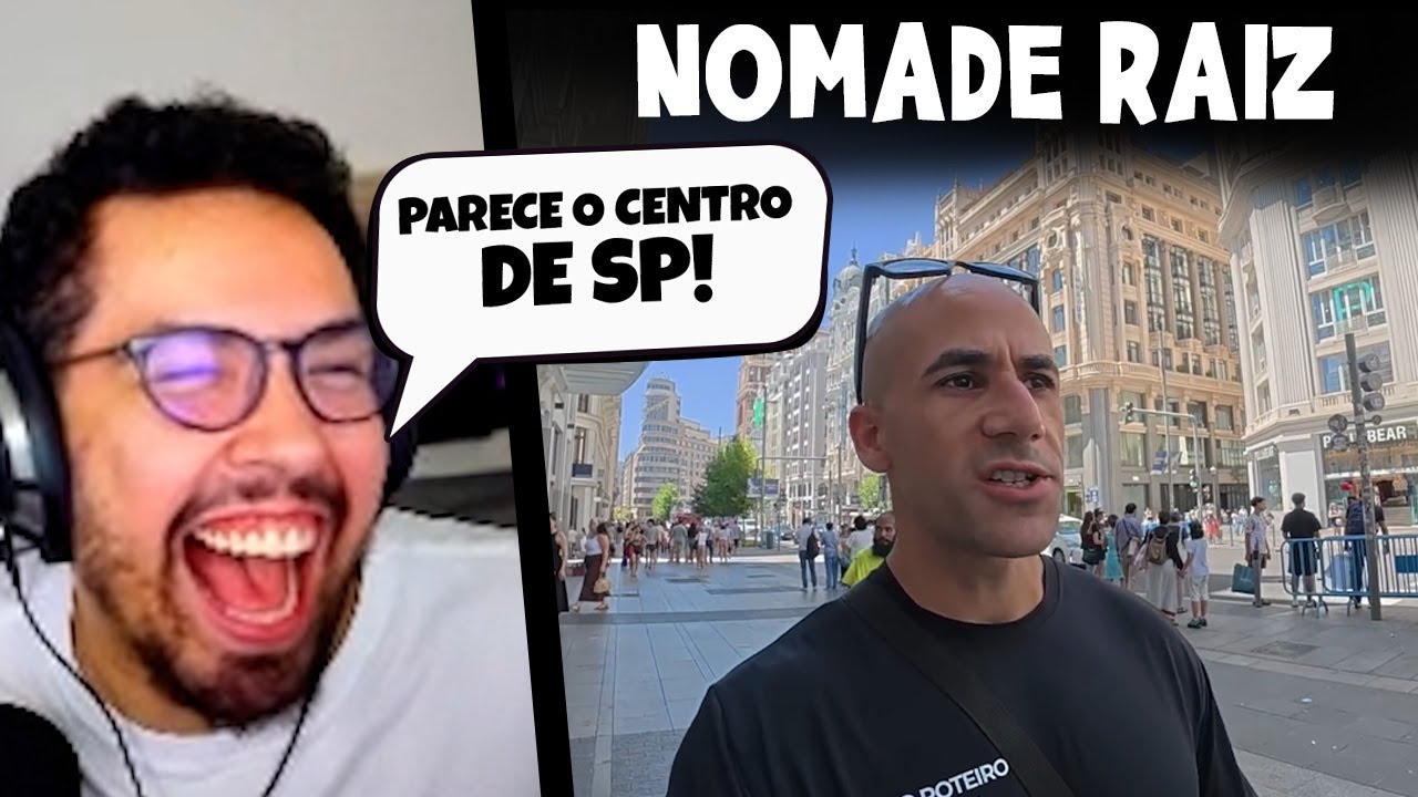 ELE TA NA EUROPA OU NO CENTRO DE SP? YETZ REACT NÔMADE RAIZ EM MADRI ...