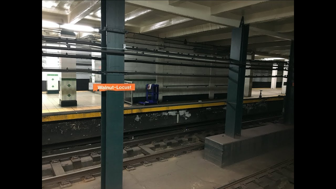 SEPTA: BS Line Layover Express Train Approaching Walnut-Locust Station ...