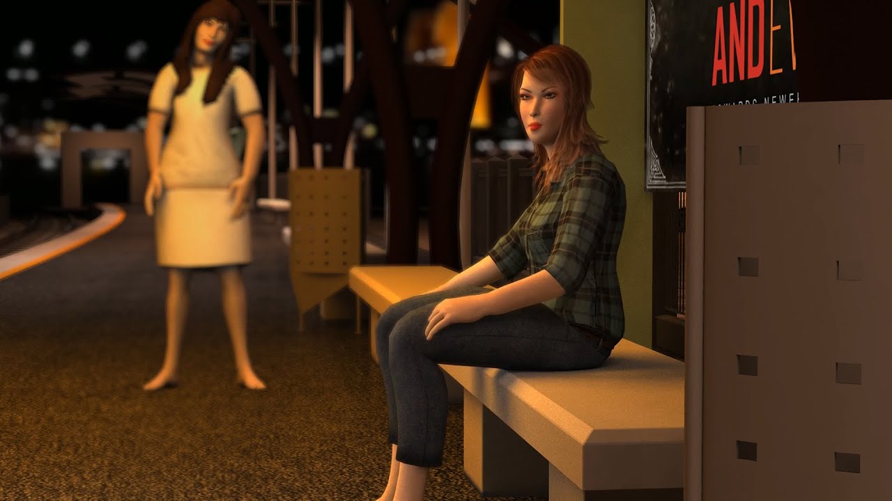 Smiling Woman | Short Horror Film [3D Max +After Effects] - YouTube