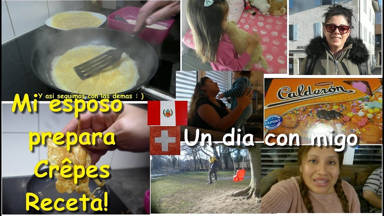 👦Mi esposo prepara CREPAS/RECETA+Un dia en CASA + BULGARA prueba TURRON ...