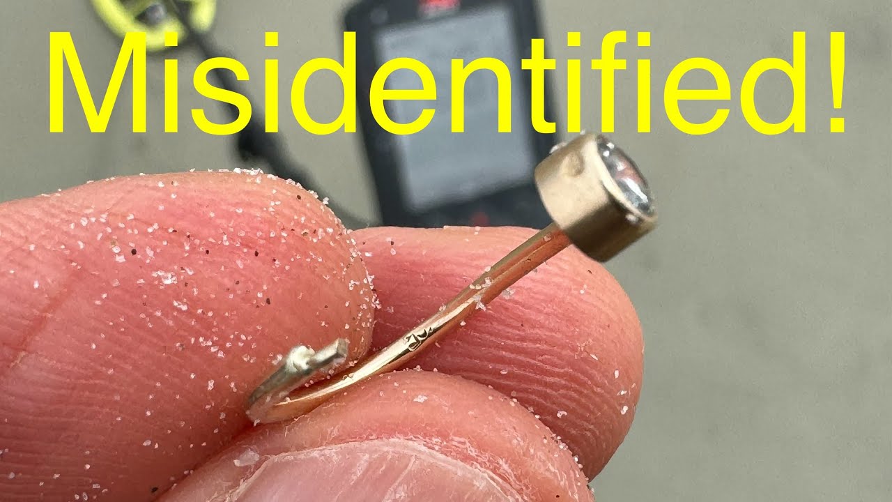 Misidentified Gold found with a Metal Detector on the Beach - YouTube