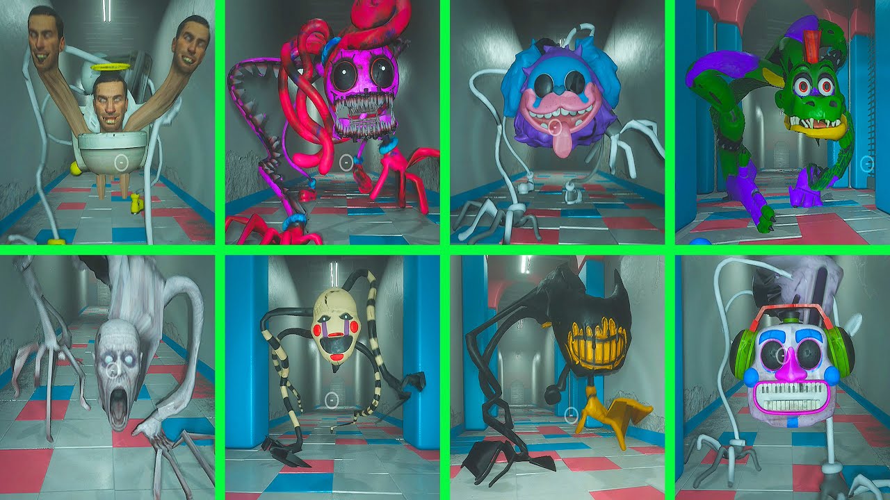 All New JUMPSCARE of FINAL BOSS Poppy Playtime 2+3 (SCP_096OverMommy ...