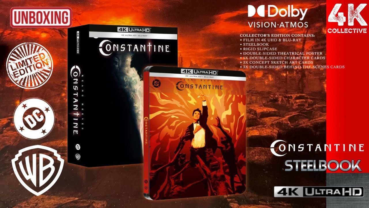 Constantine 20th Anniversary 4K UltraHD Blu-ray Collectors Edition ...