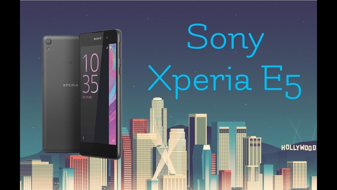 SONY XPERIA E5 - YouTube