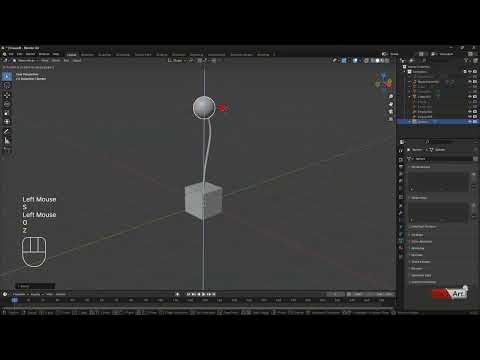 How to make hook for wire in Blender 3D - YouTube