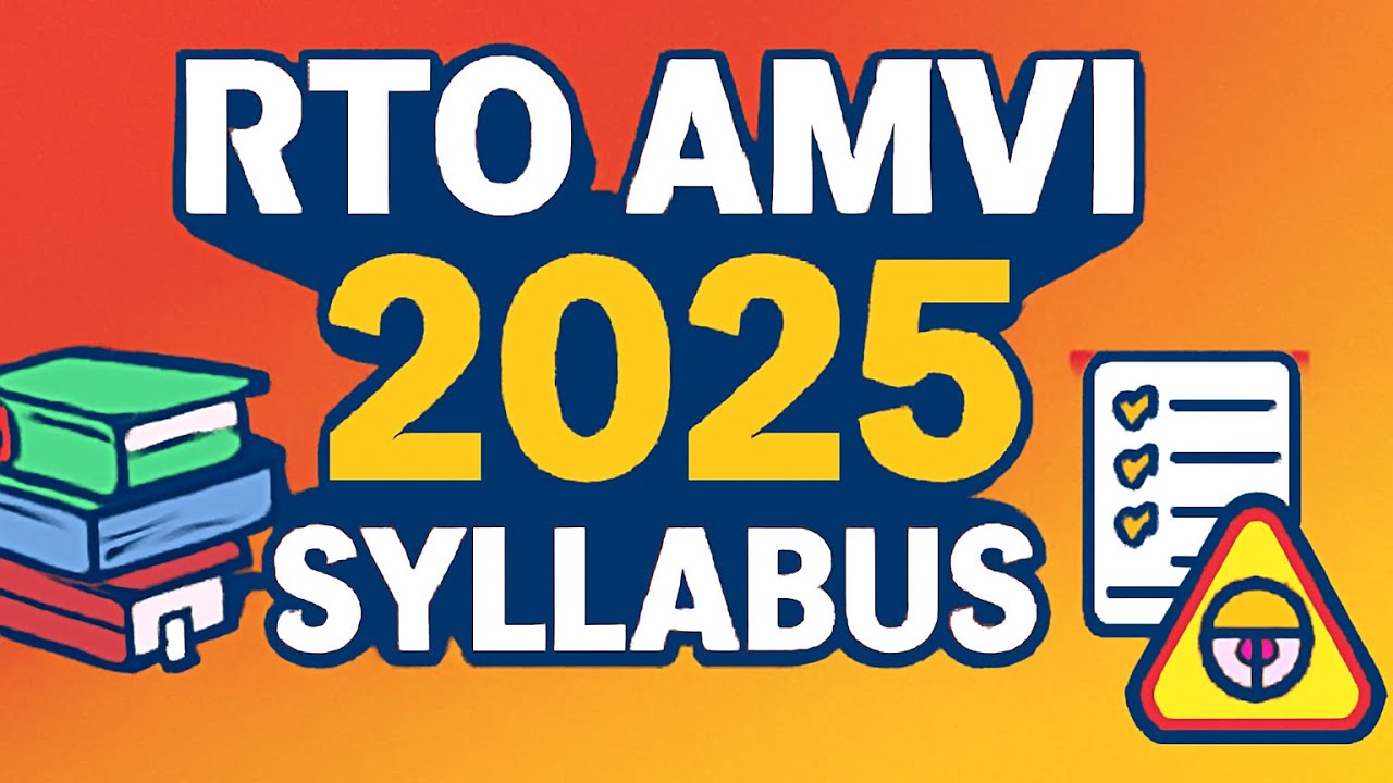 RTO AMVI 2025 SYLLABUS | #mpsc #groupc #prelims2025 - YouTube