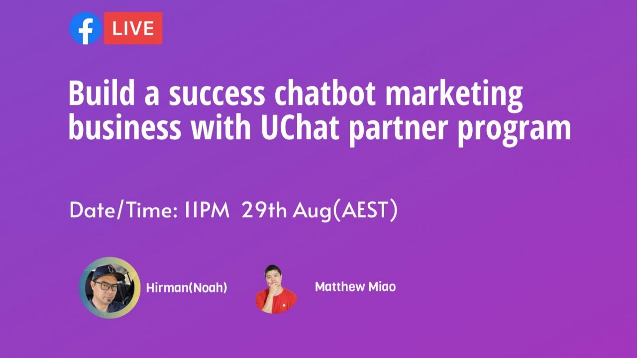 Build a success chatbot marketing business with UChat partner program ...