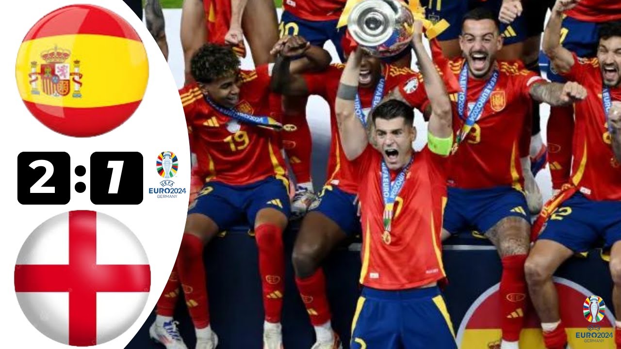 Spain Vs England (2-1) | All Goals & Extended Highlights | UEFA EURO ...