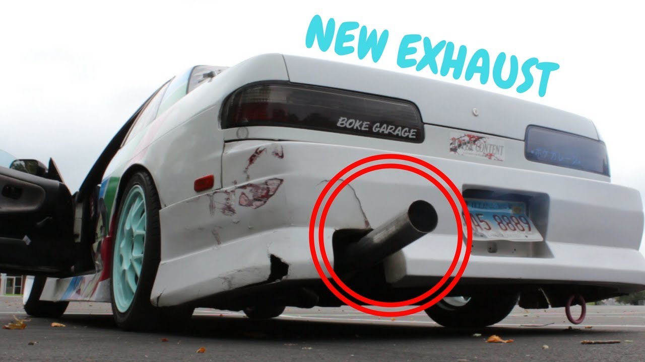 "New Exhaust Finally!" - S13 Build Update #13 - YouTube