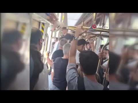 İzmir Metroda Kavga