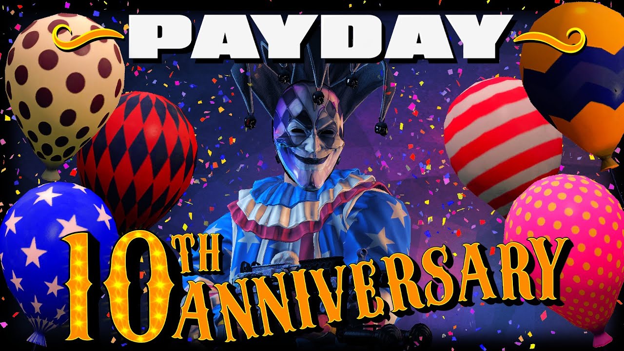 PAYDAY 2 - 10th Anniversary event (Update 213) - YouTube