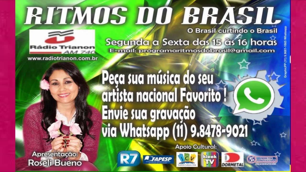 Beto Guedes - Rádio Trianon AM 740 Khz- Programa Ritmos do Brasil - YouTube