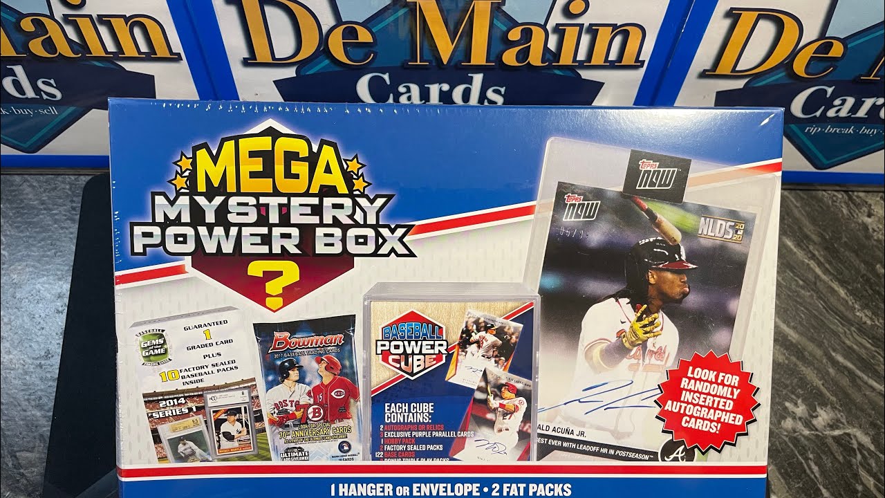 MEGA MYSTERY POWER BOXES ARE BACK!! This time BASEBALL! Meijer ...