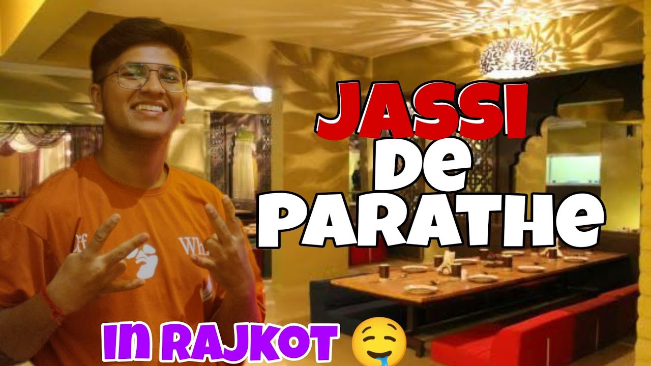 Jassi De Parathe 🤤 | Rajkot | #vlogs #foodvlog #jassideparathe - YouTube