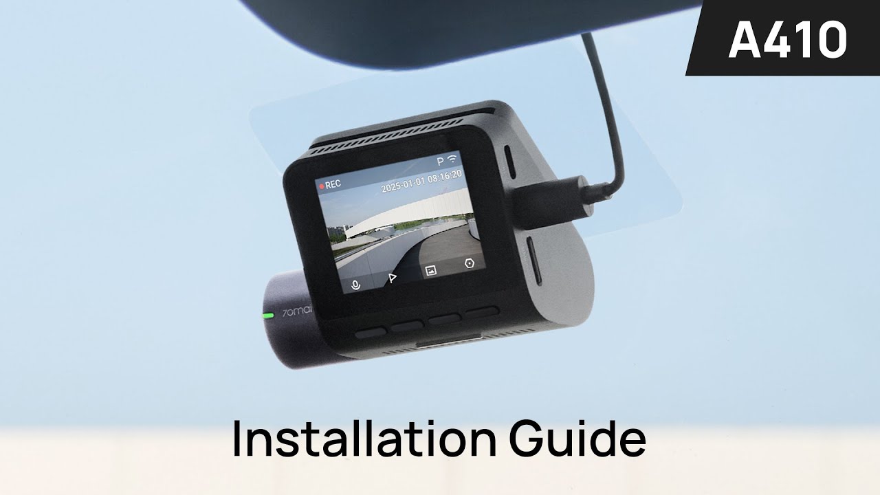 70mai Dash Cam A410 Installation Guide - YouTube