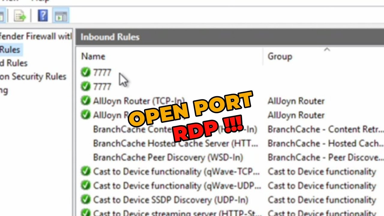 CARA OPEN PORT DI RDP !!! - GTA SAMP INDONESIA - YouTube