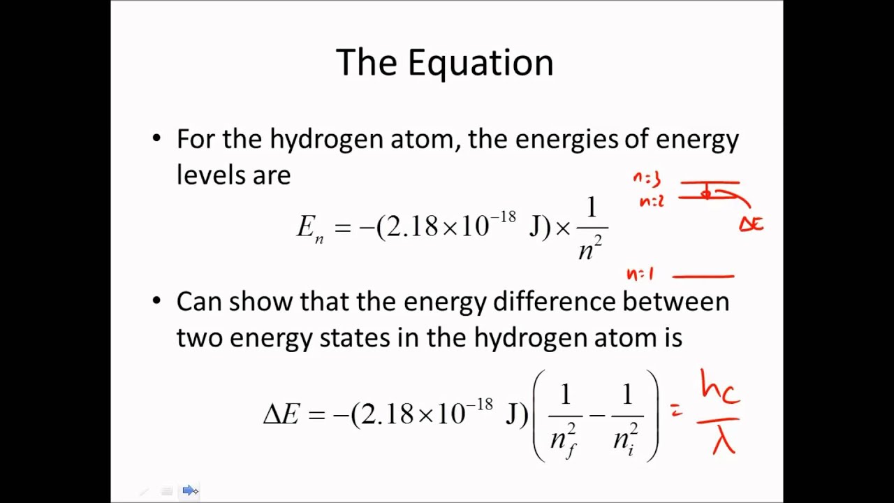 Calculating Wavelengths Of Emitted Light In The Hydrogen Spectrum YouTube Calculating Wavelengths Of Emitted Light In The Hydrogen Spectrum YouTube