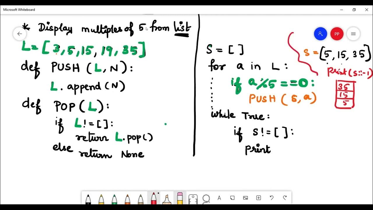 CBSE | Class 12 | Computer Science | Stacks | Practical | Tamil ...