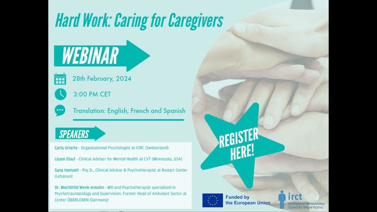 Webinar - Hard Work: Caring for Caregivers - YouTube