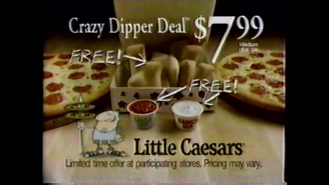 1995 Little Caesars Commercial - YouTube