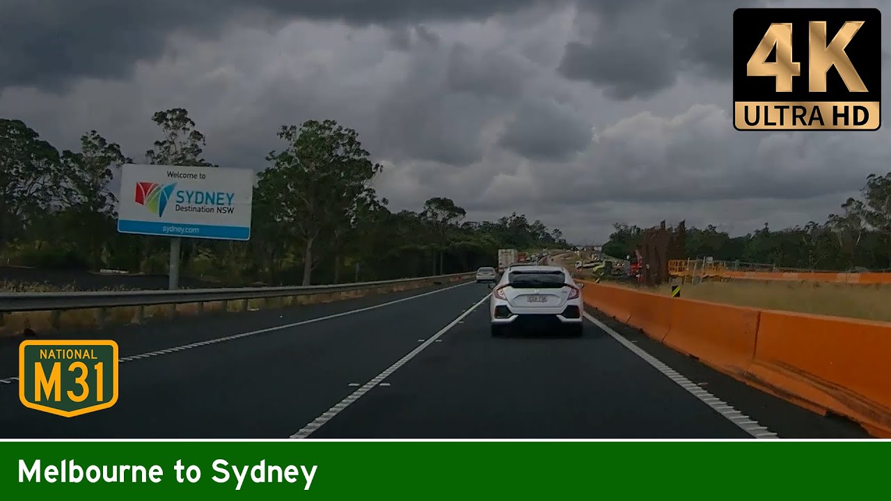 [AUS] Driving from MELBOURNE to SYDNEY (via Hume Highway M31) (Real ...