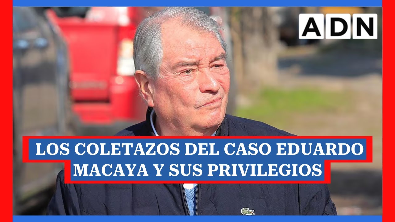 LOS COLETAZOS DEL CASO MACAYA: RENUNCIA DE JAVIER MACAYA - YouTube