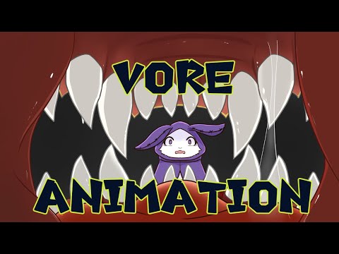 【vore／丸呑み】Dragon vore animation