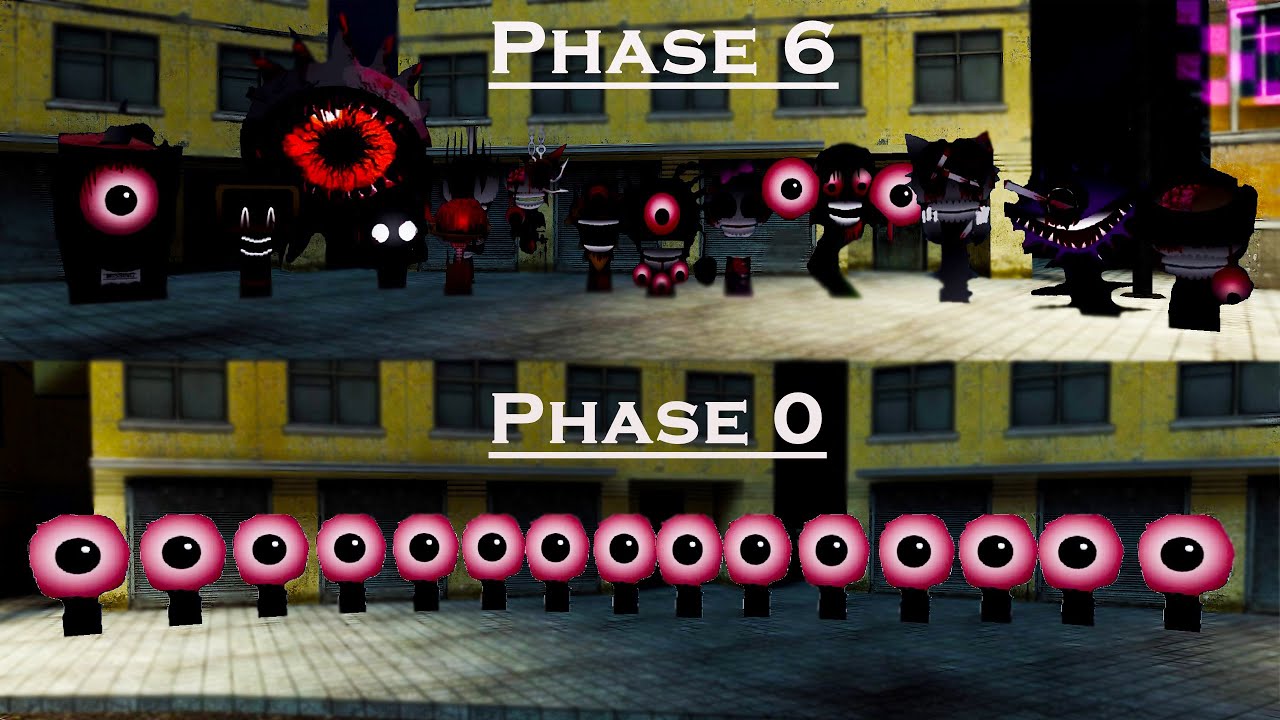 NEW EVOLUTION OF HORROR SPRUNKI Incredibox Phase 0 & PHASE 6 In Garry's ...