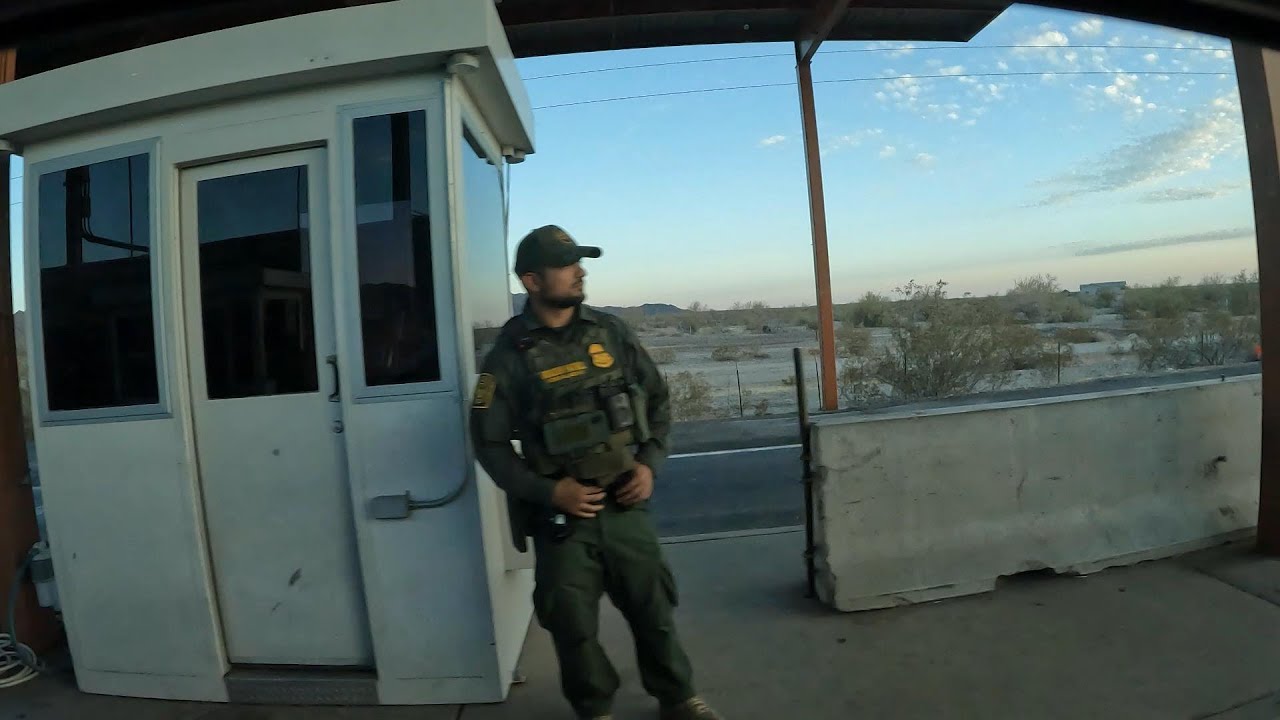 One Mile Out, US Border Patrol Immigration Checkpoint, Citizenship Test ...