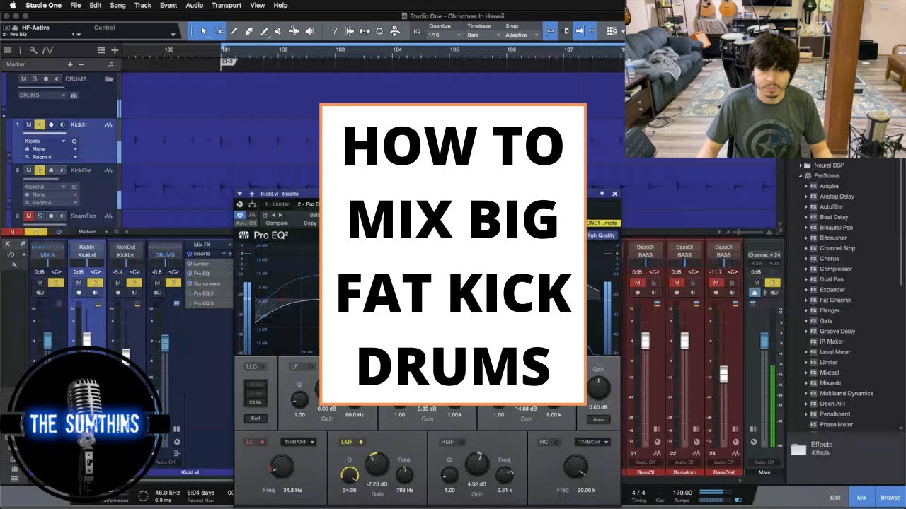 How To Mix Big Fat Kick Drums (Drum Mixing Tips) - YouTube