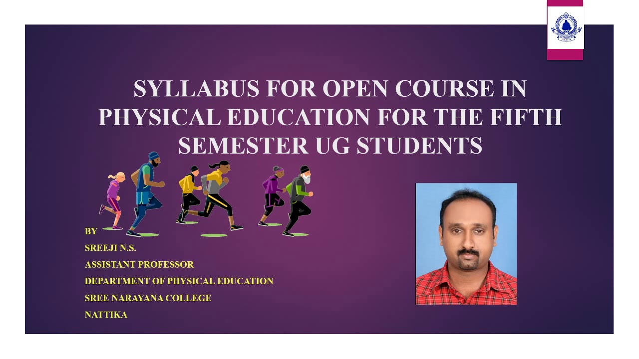 Physical Education Open Course Syllabus - YouTube