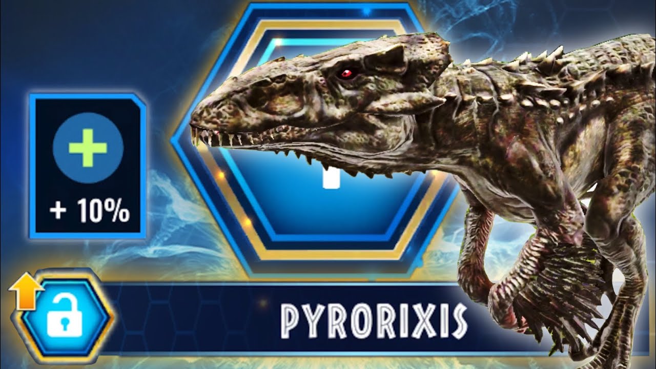 Pyrorixis Com 10 Hp Jurassic World Alive Youtube