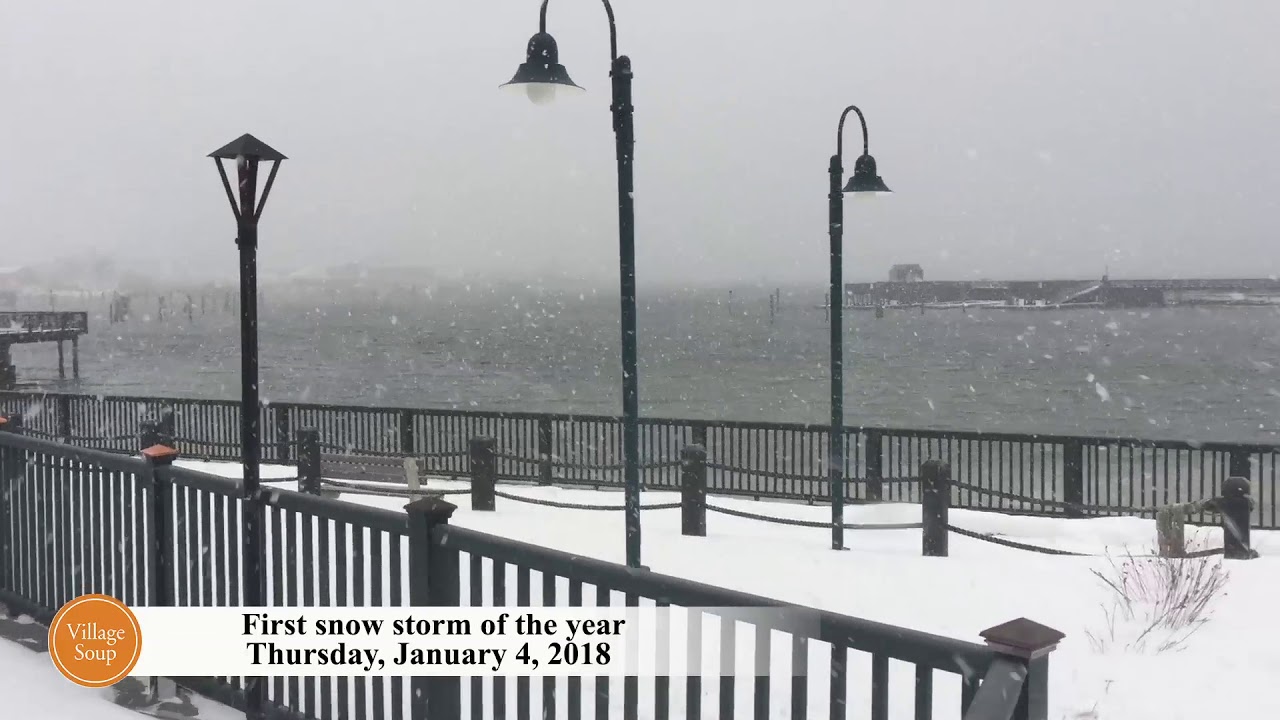 First snow storm of the year - YouTube