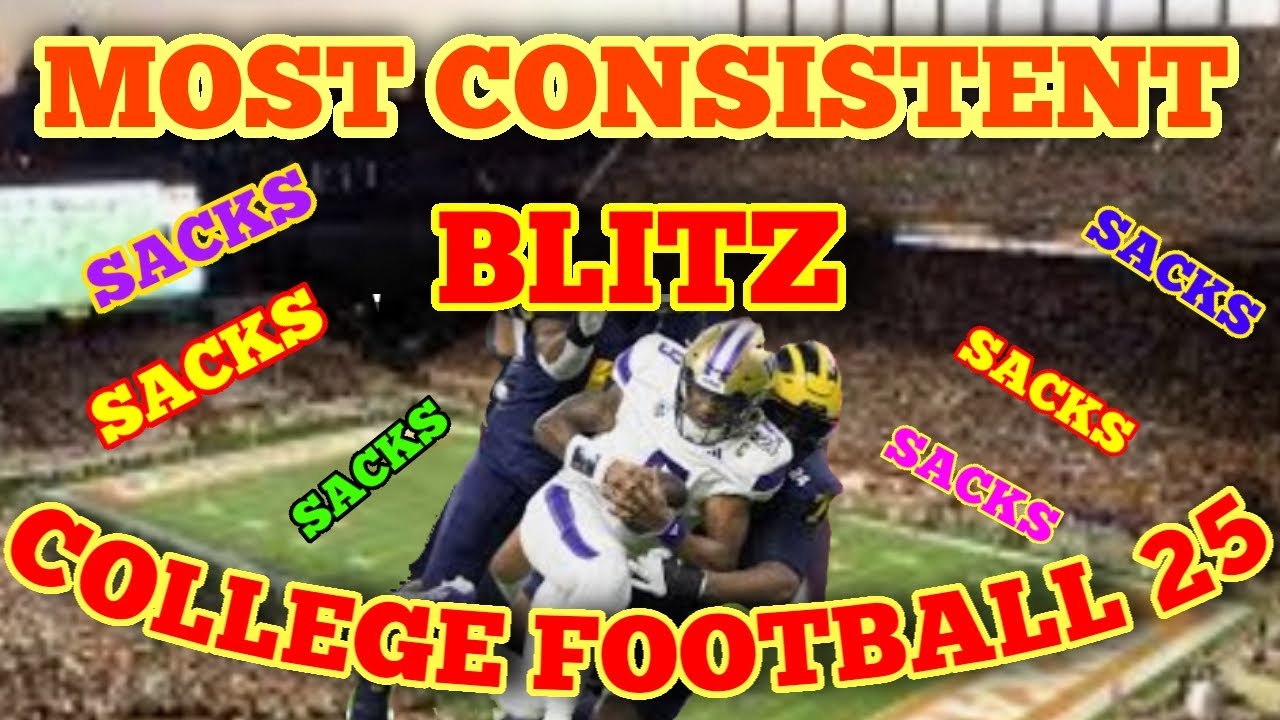 MOST CONSISTENT BLITZ IN COLLEGE FOOTBALL 25. PLUS GLITCH BLITZ PREVIEW ...