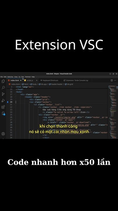 Extension tăng tốc độ code trong Visual Studio Code cho dân Dev #shorts ...
