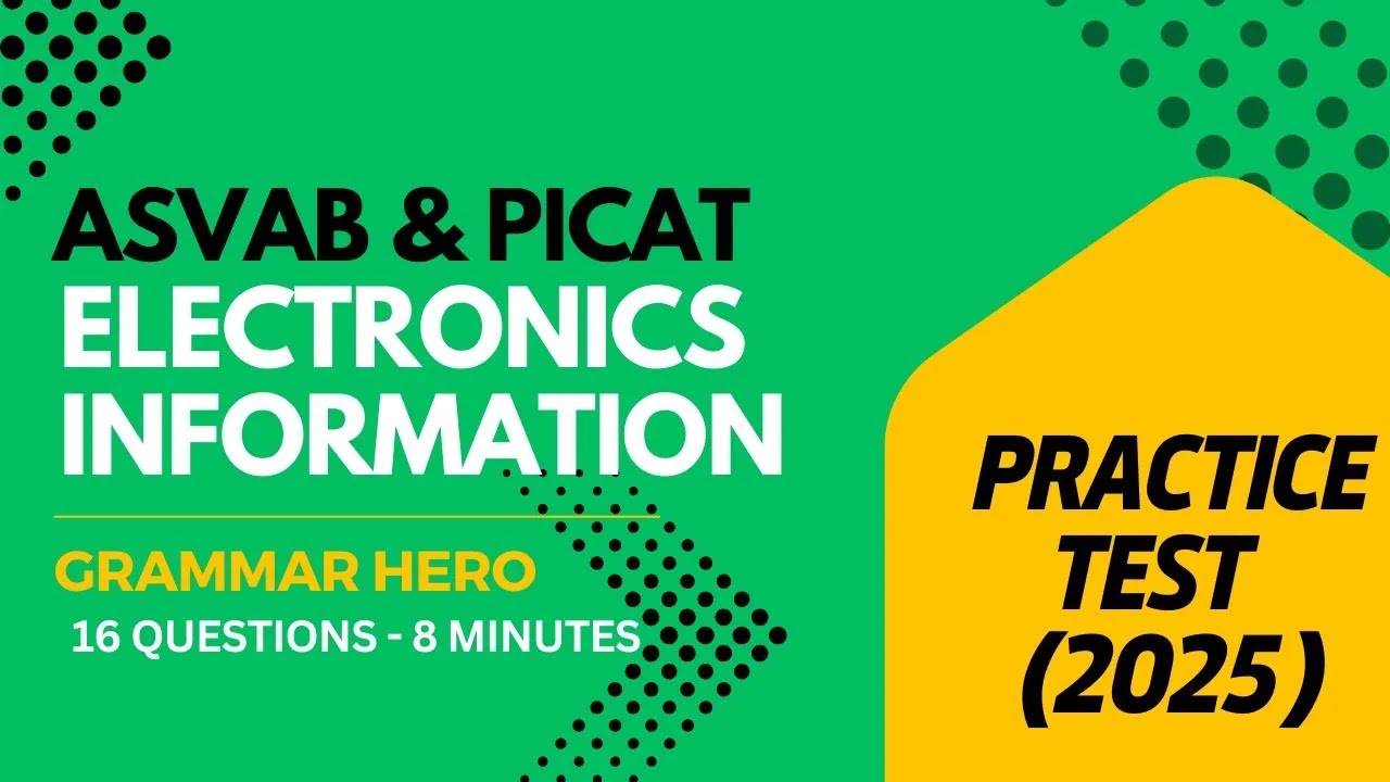 Electronics Information Practice Test for the ASVAB & PiCAT # ...