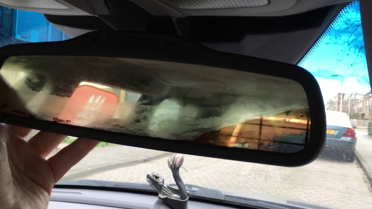 Leaking Volvo rear view mirror - YouTube