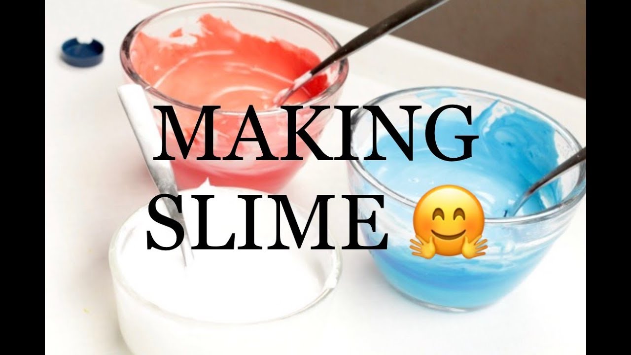 Making slime in 3 steps - YouTube