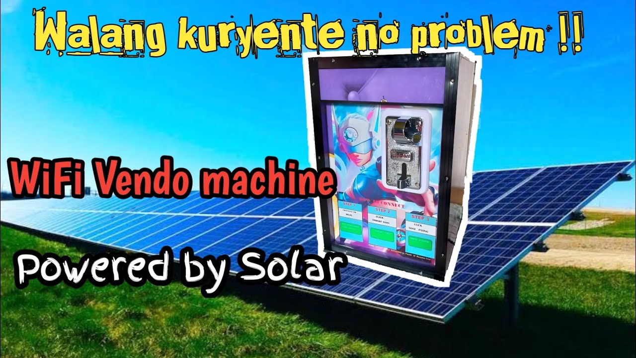 WiFi Vendo machine powered by Solar. - YouTube