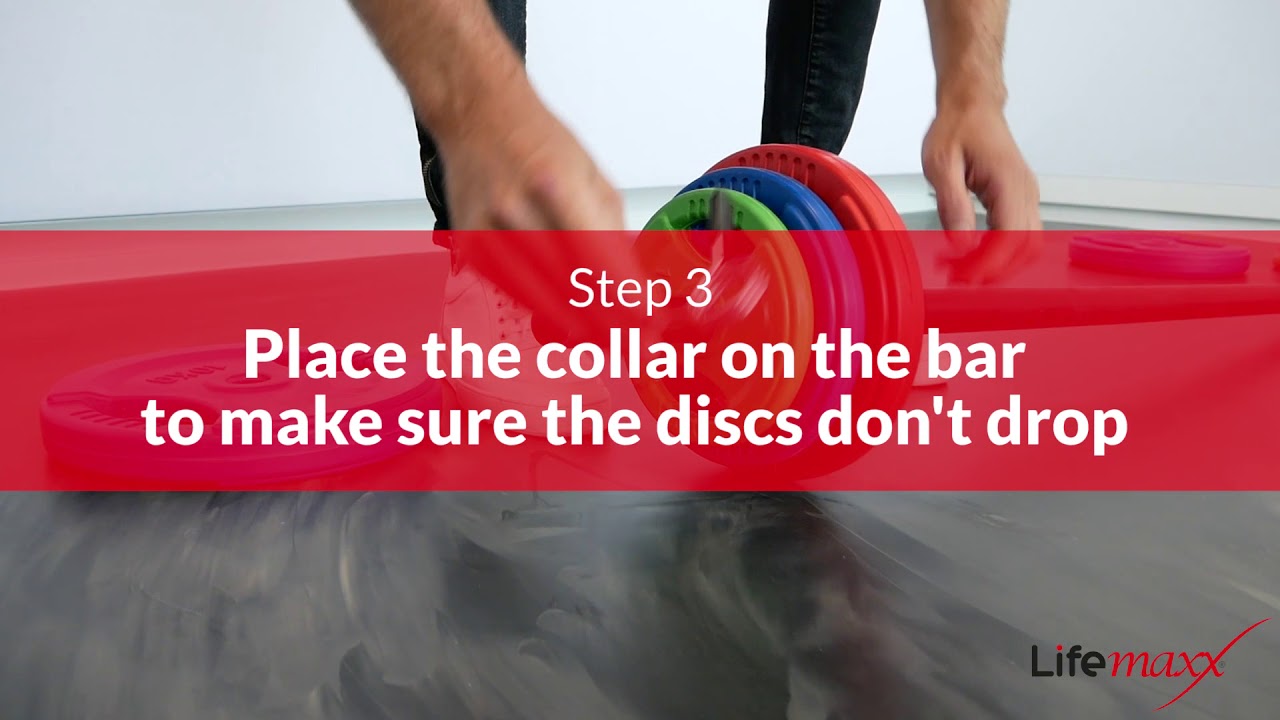 How to load the Lifemaxx® Body Pump bar - YouTube