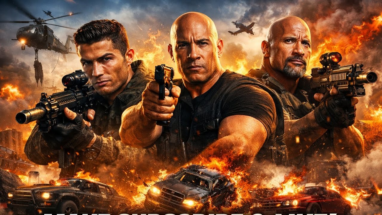 Flim Ronaldo vs Dominic Toretto & The Rock | Epic Action Movie Trailer ...