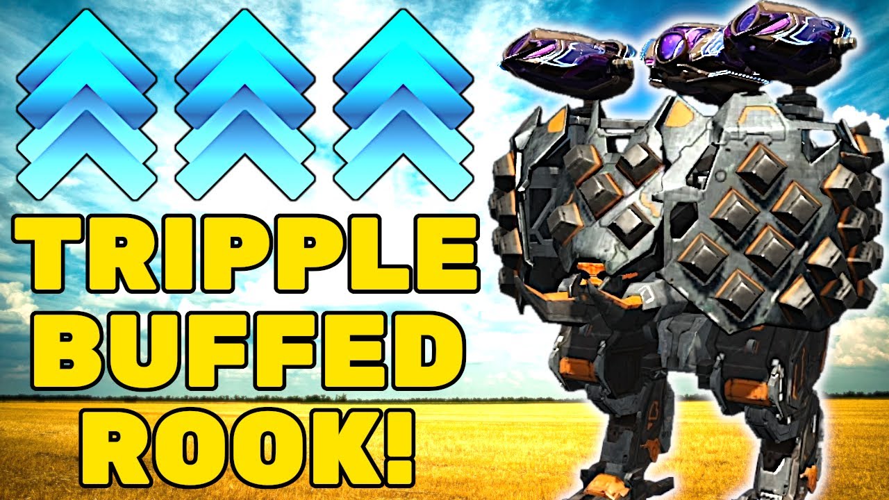 ROOK Triple Buff Makes It a MONSTER! | War Robots WR - YouTube