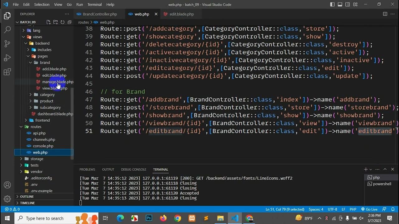 SEIP Bacth-08 (Day-27) Laravel Single Image and Multiple Image CRUD Operation Last Part and Ajax ...