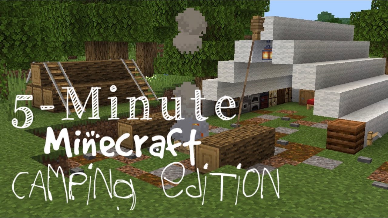 5-Minute Minecraft (Camping Edition) Ep. 1 - YouTube