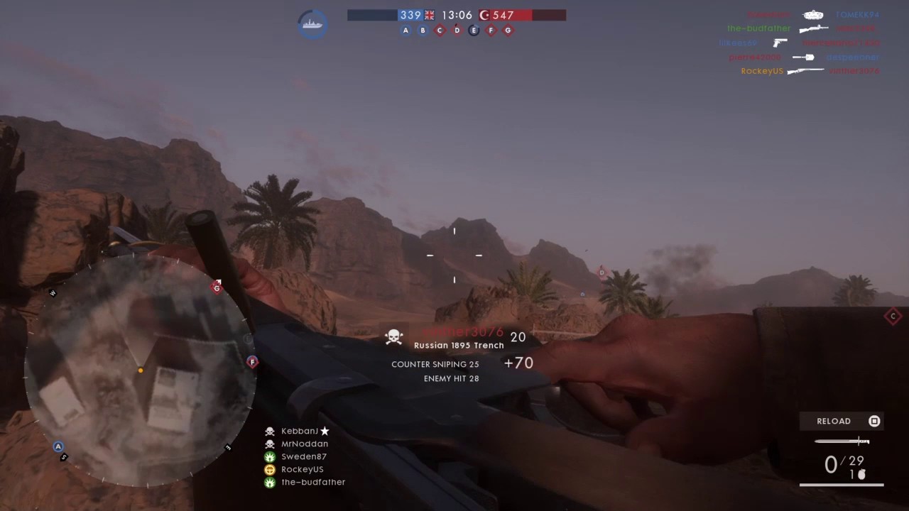 Long range kill with the radium sight - bf1 - YouTube