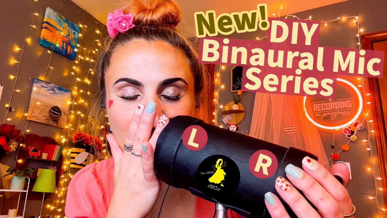 ASMR NEW DIY Binaural Mic Series with Ear to Ear Whispers and Ear ...