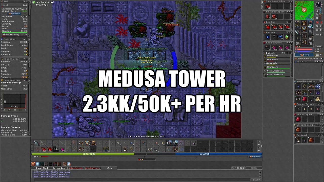 Medusa Tower: Four Floor Rotation (Recommended: 200+ EK) - YouTube
