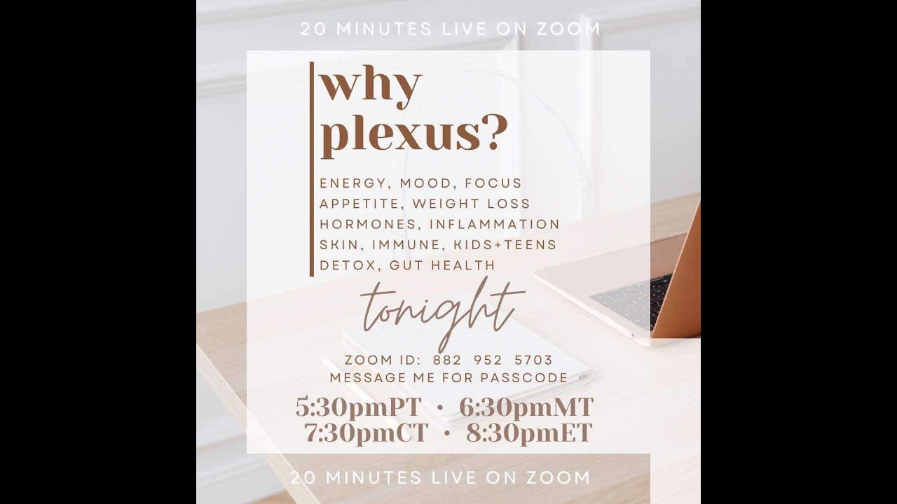 WHY PLEXUS - the Products 7/29 - YouTube