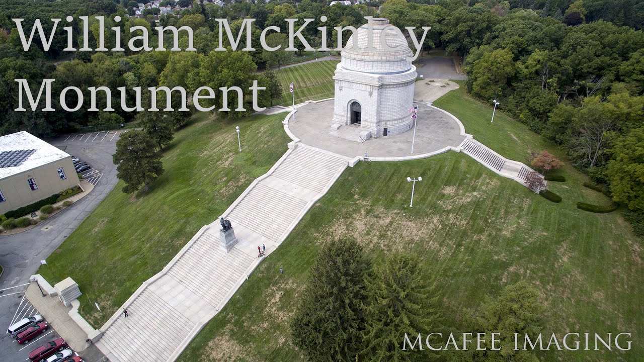 McKinley Monument 4K Aerial Tour - YouTube