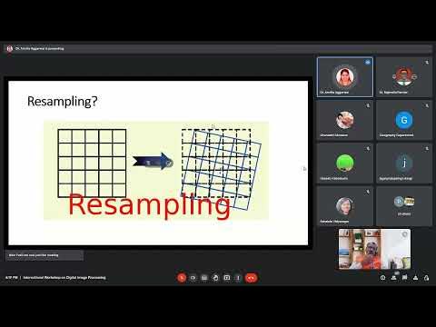 Re sampling techniques: Nearest Neighbor, Bilinear Interpolation, Cubic ...